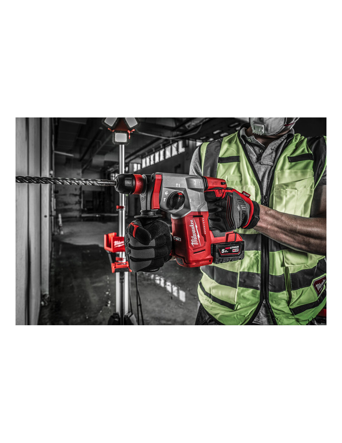Martillo de 4 modos Milwaukee M18 BLHX-502X